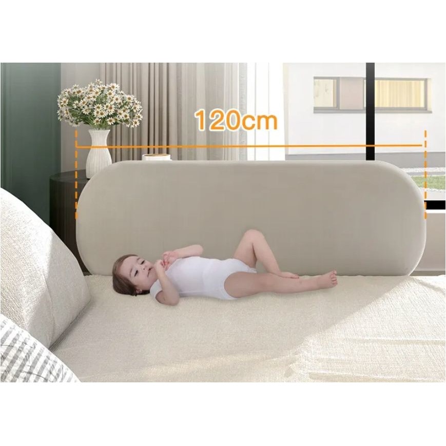 Bariera pat pliabila portabila cu inaltime reglabila SmartGrey 120 cm ...
