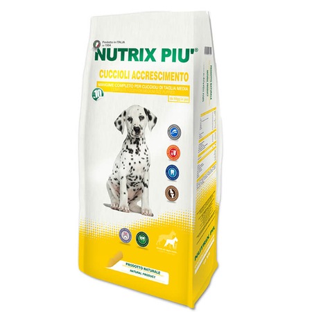 Суха храна за кучета Nutrix Piu, За подрастващи кученца, 10 кг. - eMAG.bg