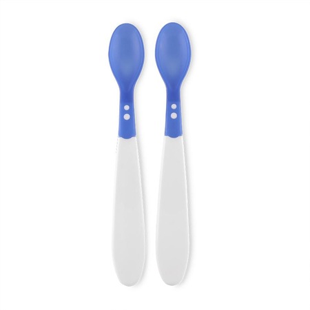 Set 2 lingurite termosensibile, Plastic, non-toxic si non-alergic, fara ...