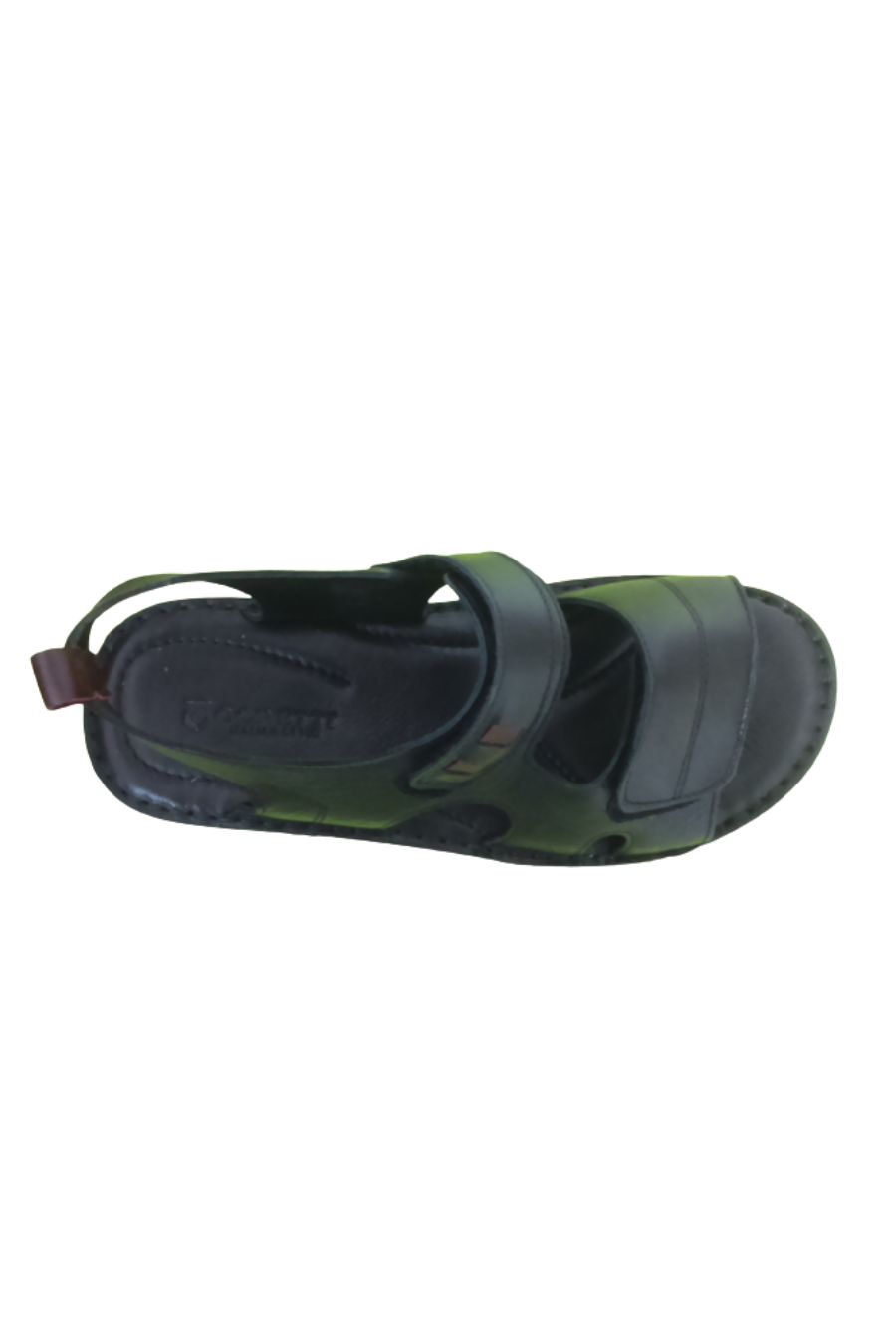 Sandale barbati, Piele naturala, Goretti B125, Negru - eMAG.ro
