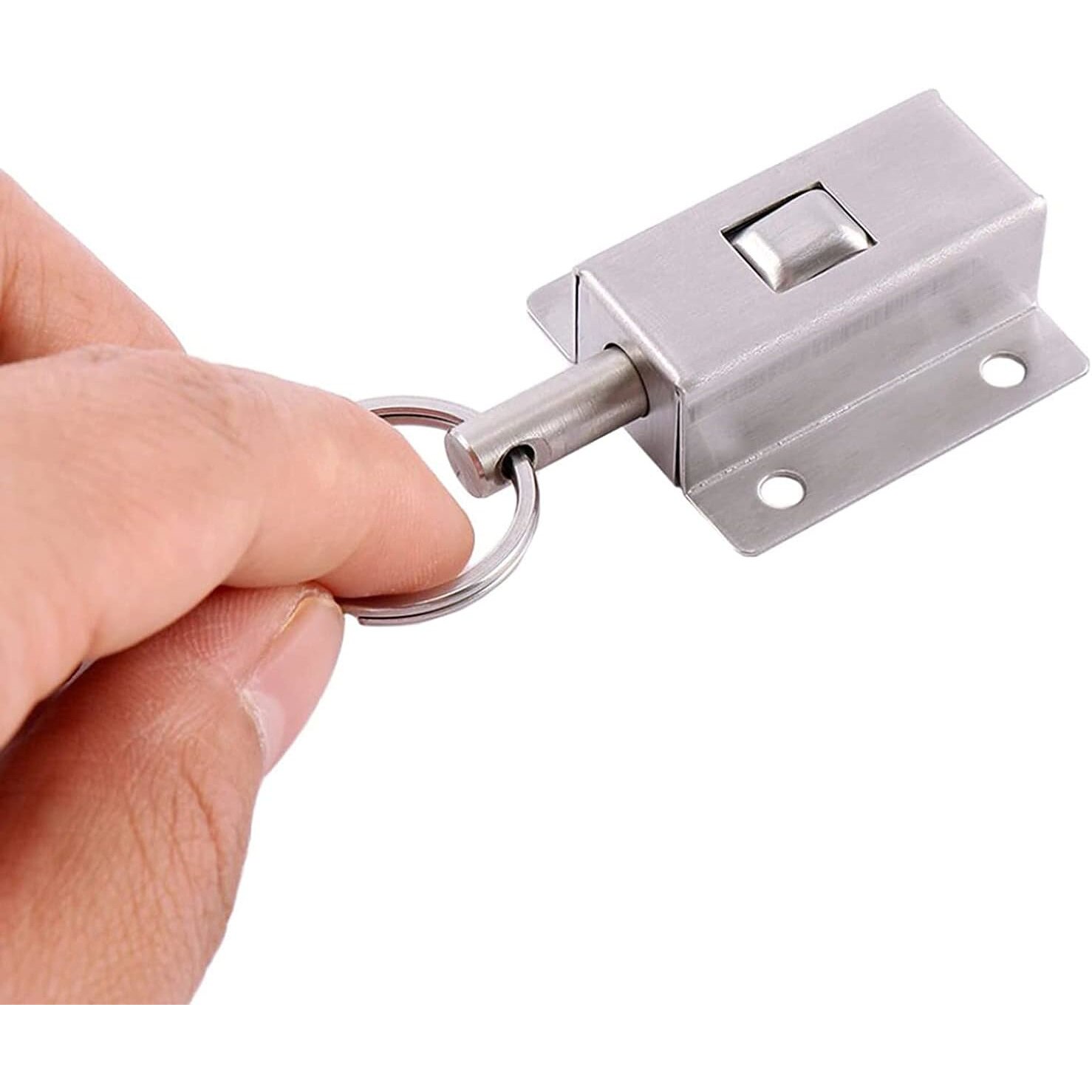 Set 2 zavoare cu arc, Inox, 5.8x3.7cm, Argintiu - eMAG.ro