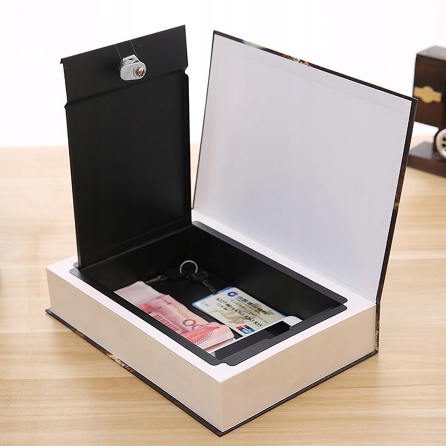 Seif Metalic Secret Tip Carte, Material Constructie Metal - eMAG.ro