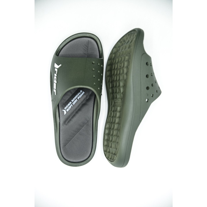 Slapi barbati Rider Bay XII Ad 28141, Verde, 42 EU - eMAG.ro
