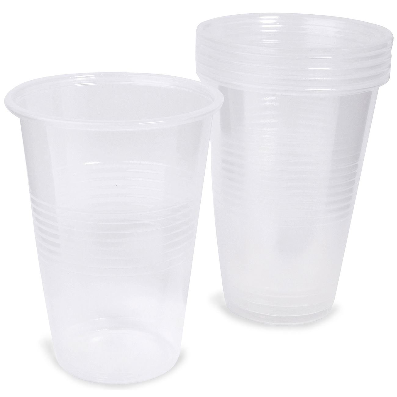 Set 8 pahare transparente de plastic, 480 ml - eMAG.ro