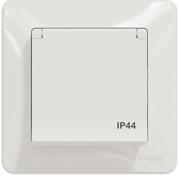 Priza simpla Schneider Sedna Design SDD211023, 2P+E, cu obturatoare si ...