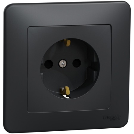 Priza Schneider Sedna Design SDD114021, 2P+E, cu cu obturatoare ...