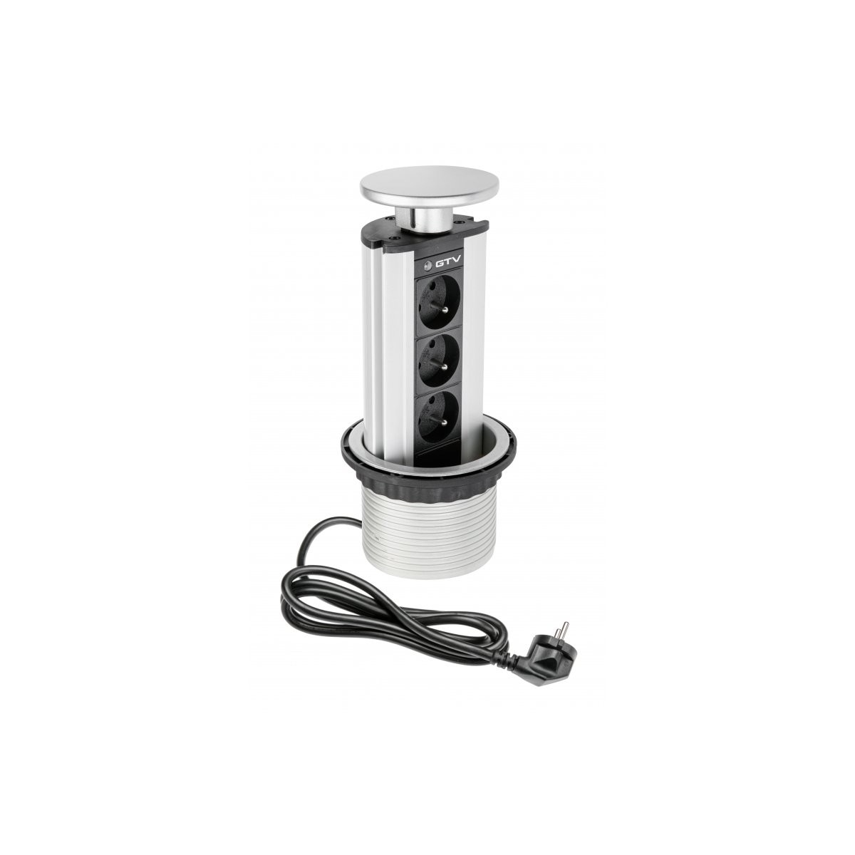 Priza de mobilier, GTV, 3X NEGRU - eMAG.ro