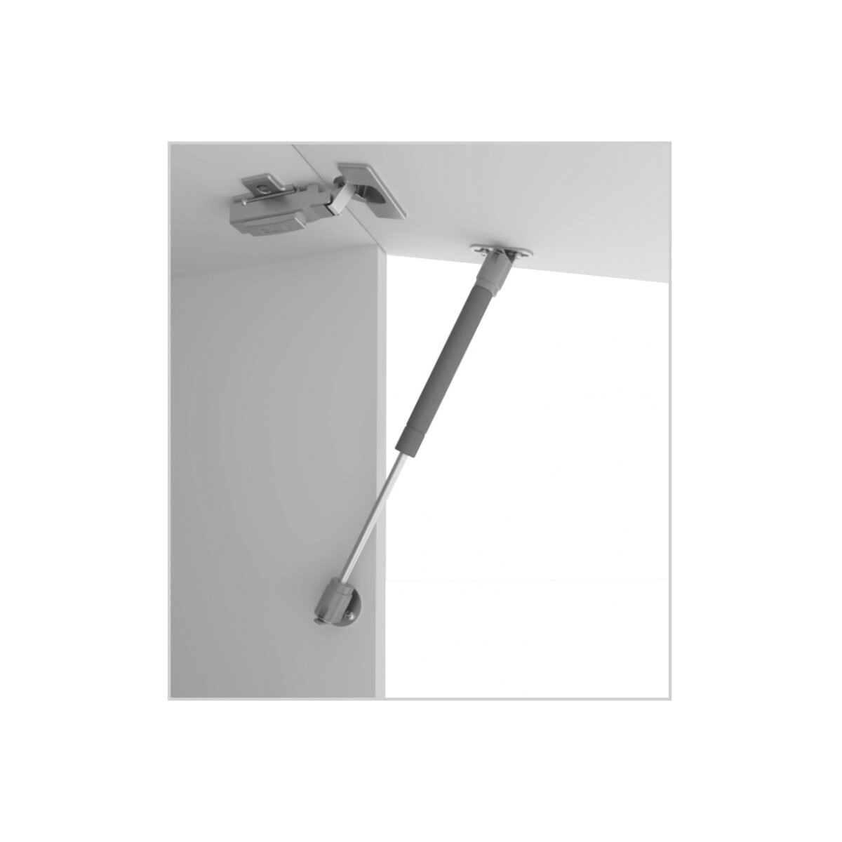 Piston cu gaz pentru ridicare usi mobilier, GTV, 120N lung 27,3 cm ...