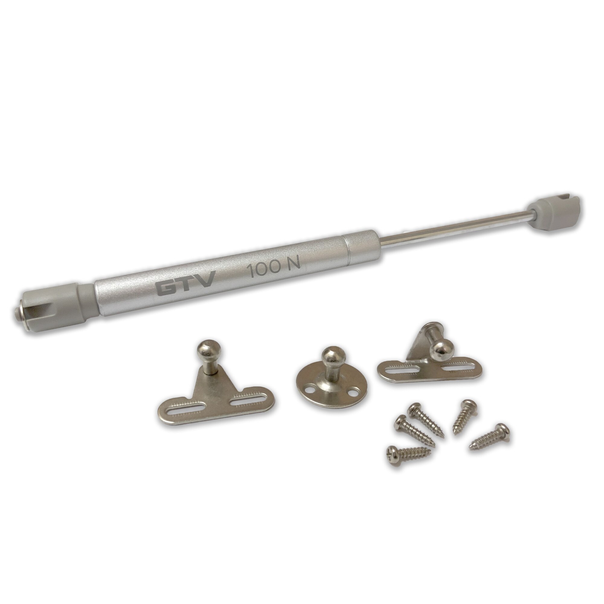 Piston cu gaz pentru ridicare usi mobilier, GTV, 100N lung 27,3 cm 50 ...