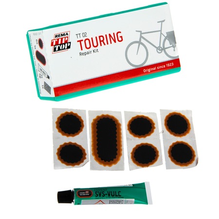 Set 7 petice pentru roti de bicicleta, Tip Top, Negru - eMAG.ro