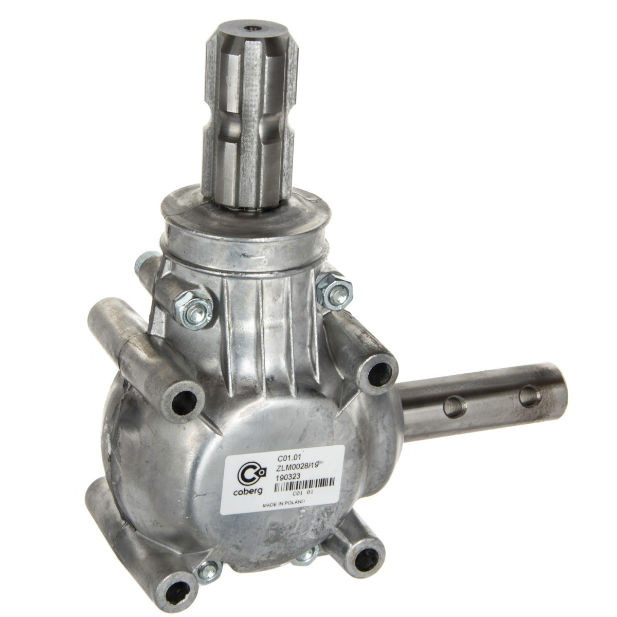 Angrenaj conic al distribuitorului de ingrasaminte, 1:1, Arbore frezat ...