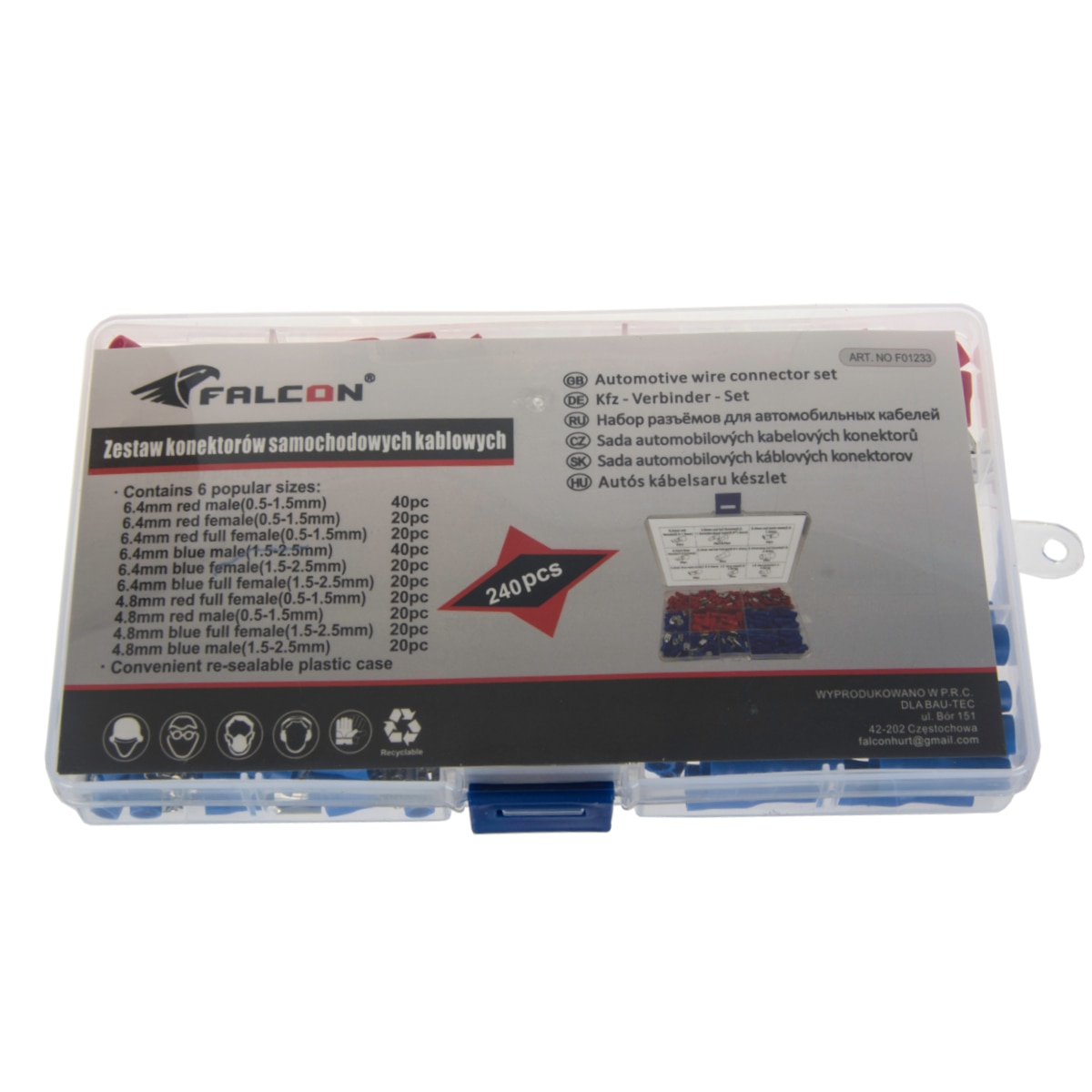 Set conectori cablu izolati auto 240buc - eMAG.ro