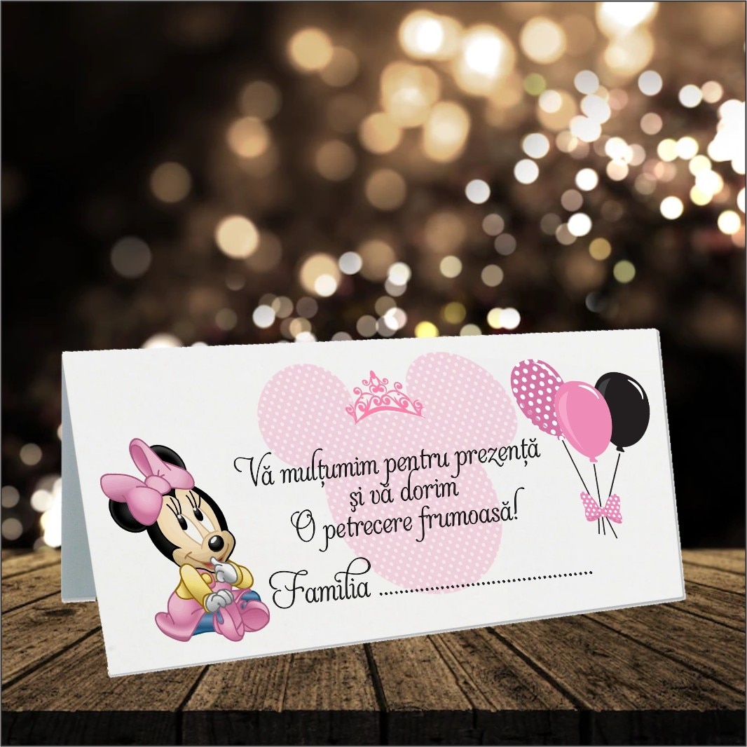 Plic bani Botez, Minnie Mouse, Carton, EVEPB081 - eMAG.ro