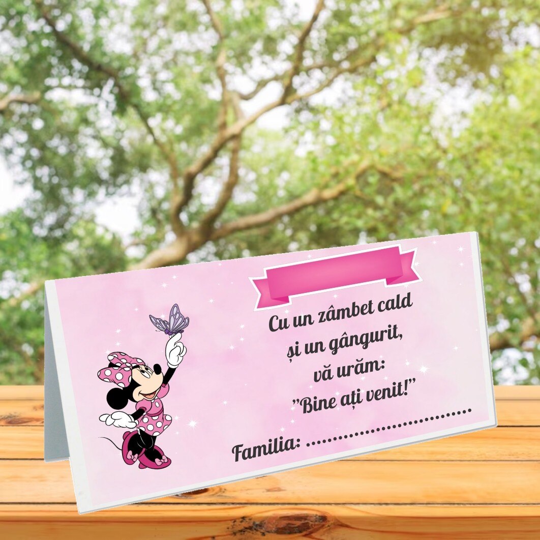 Plic bani Botez, Minnie Mouse, Carton, EVEPB047 - eMAG.ro