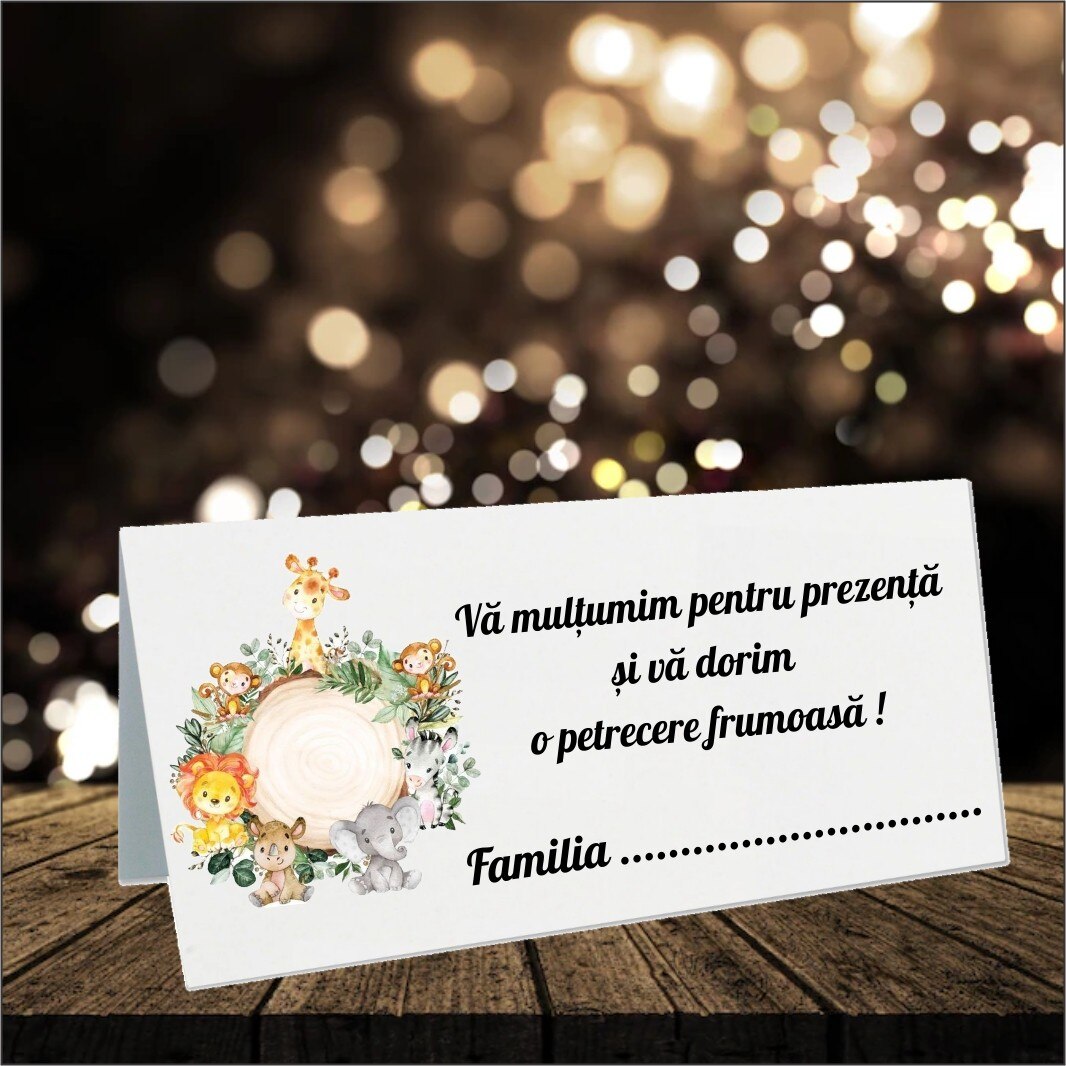 Plic bani Botez, Safari, Carton, EVEPB046 - eMAG.ro