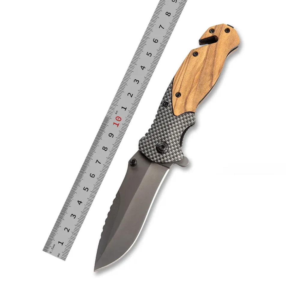 Cutit Premium Pliabil tip briceag, pentru camping, vanatoare ...