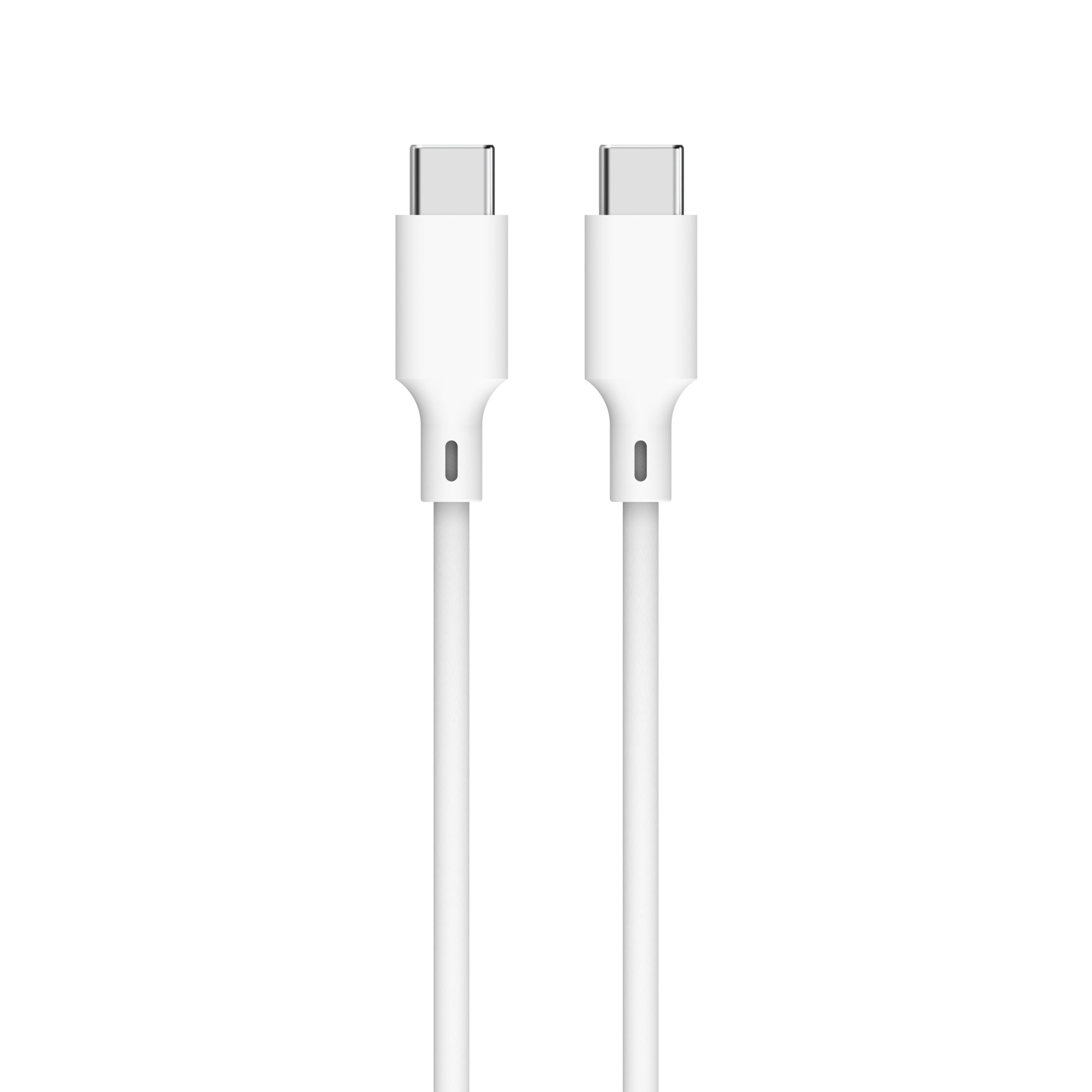 Cablu USB-C - USB-C, PD60W, 2m, alb, Well - eMAG.ro