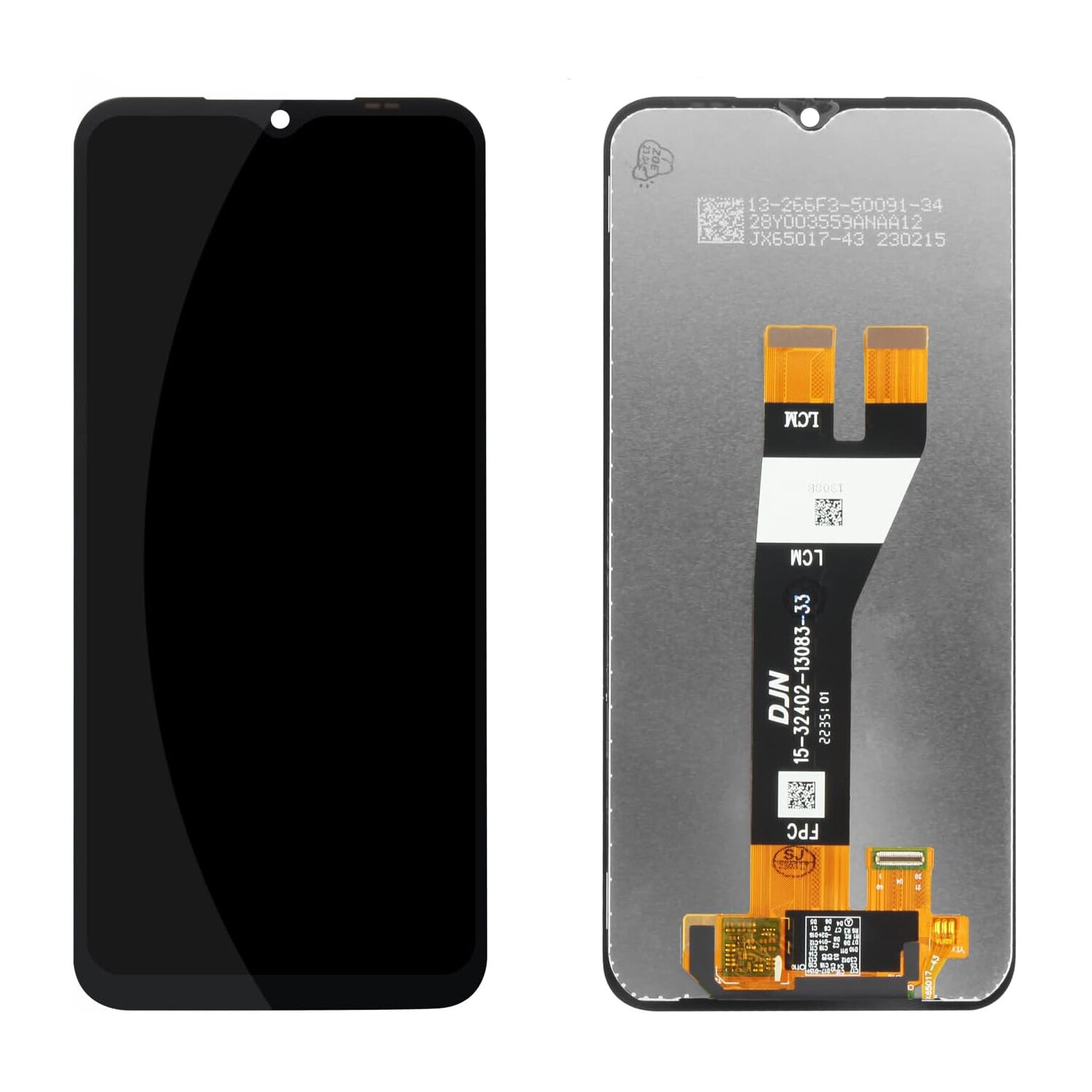 Display compatibil Samsung A14 4G/5G 2023 (SM-A146B/A145F), Negru, LCD ...