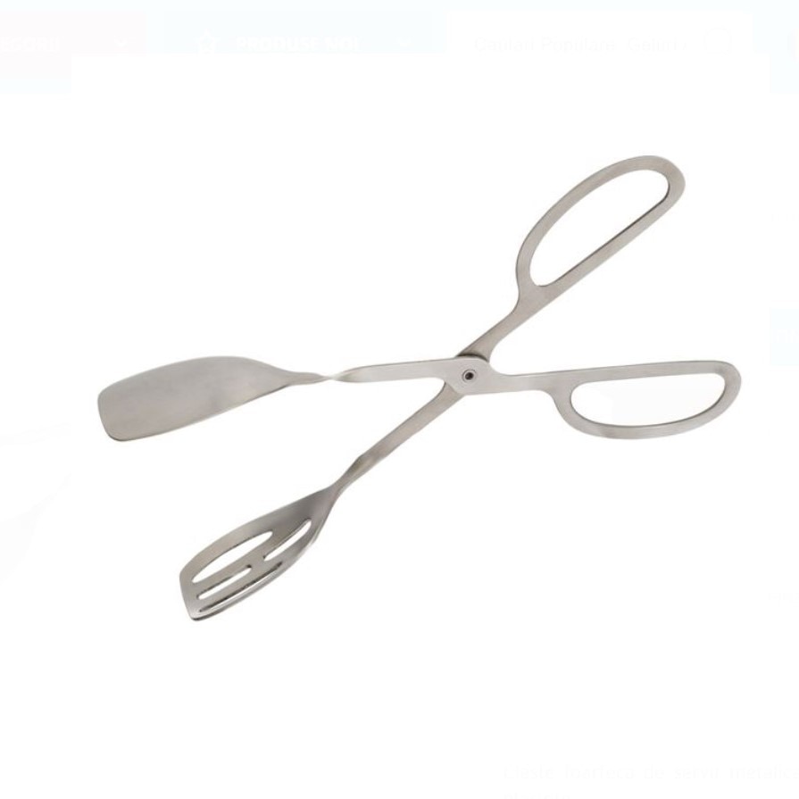 Cleste pentru servire salata, carne, placinta, Otel Inoxidabil 26 cm ...