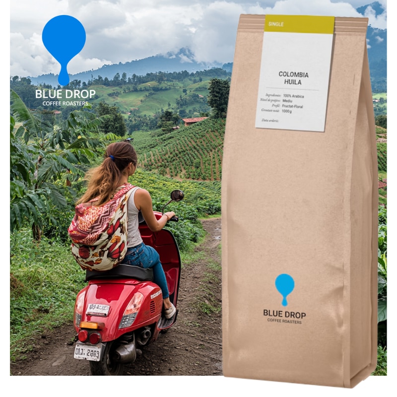 Cafea Boabe, Columbia Huila 1 kg, Blue Drop - eMAG.ro