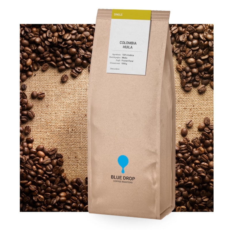 Cafea Boabe, Columbia Huila 1 kg, Blue Drop - eMAG.ro