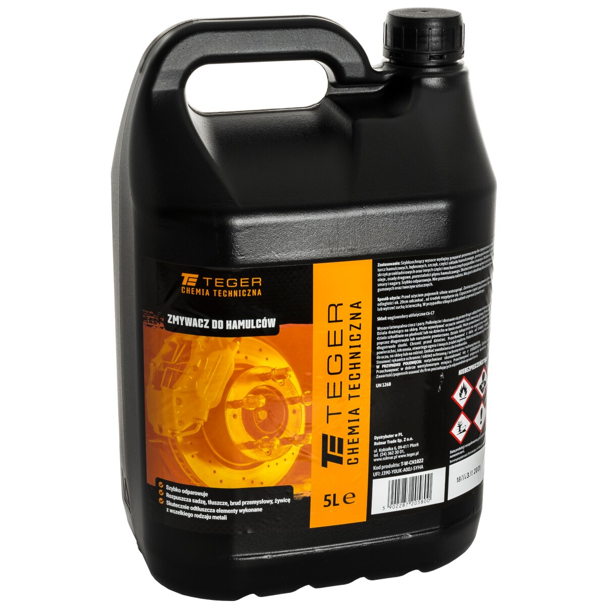 Solutie curatare frane, Teger, 5 l - eMAG.ro