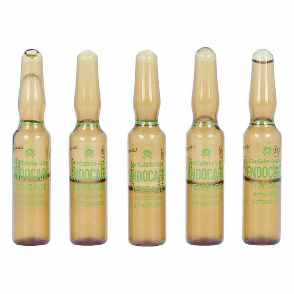 Set 10 fiole pentru regenerare ten, Endocare, 10x2ml, Transparent/Maro ...