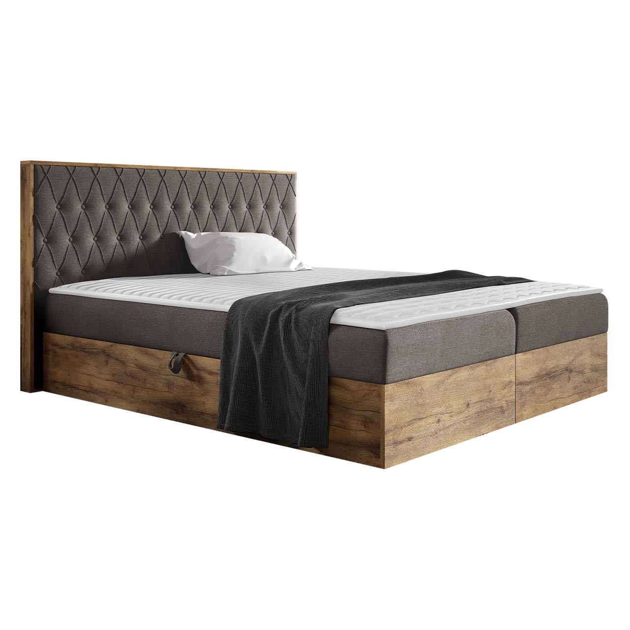 Pat matrimonial Madaris 6 160x200, Mirjan24, stejar + maro - eMAG.ro