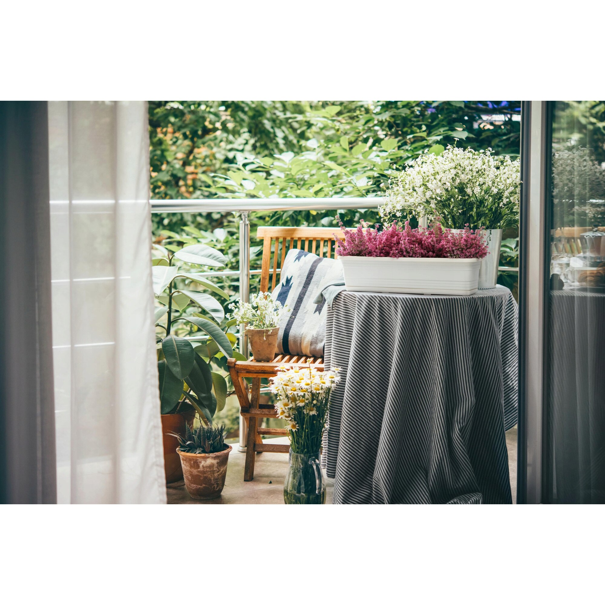 Ghiveci Balcon, BONA, 50cm, Rosu Caramida - eMAG.ro