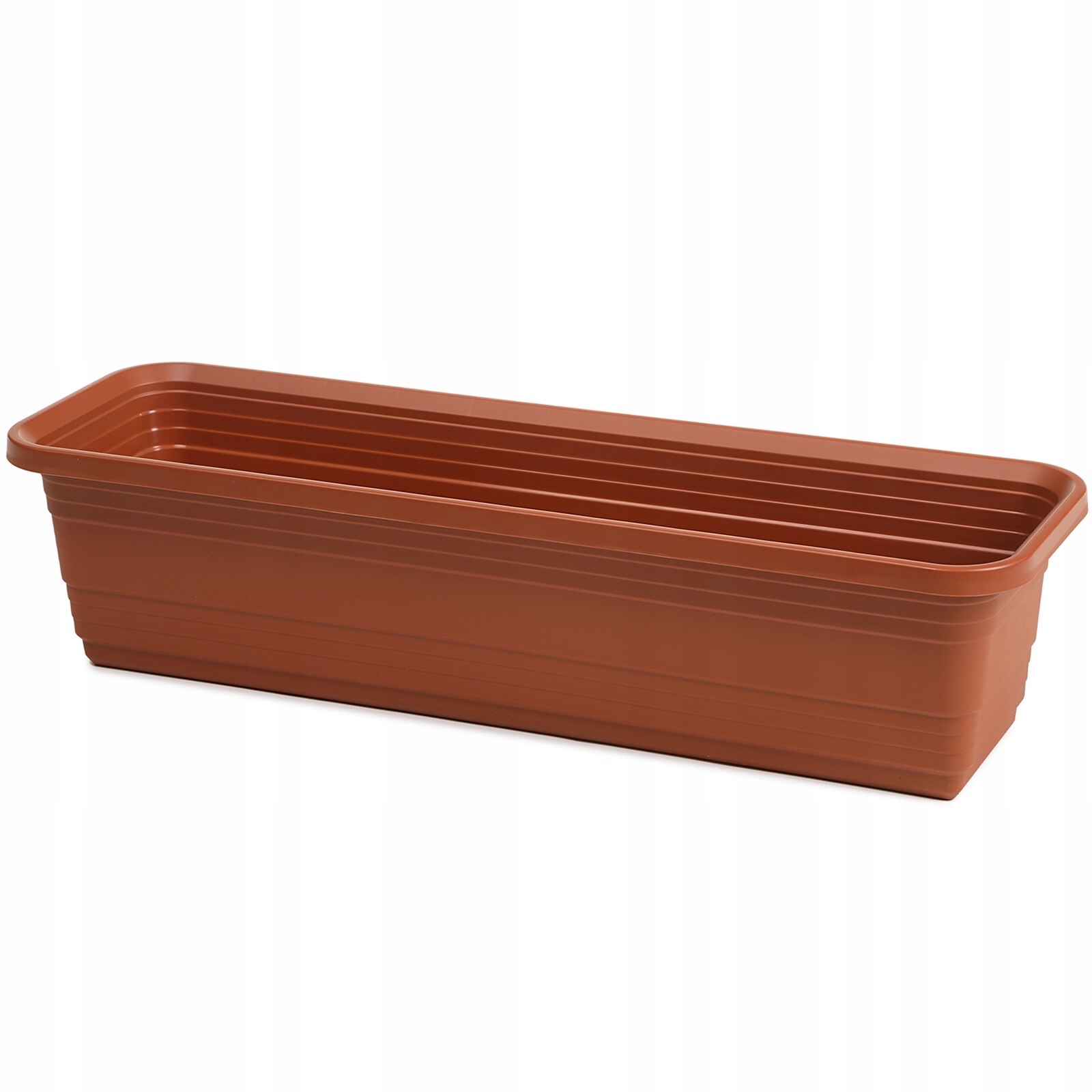 Ghiveci Balcon, BONA, 60cm, Rosu Caramida - eMAG.ro
