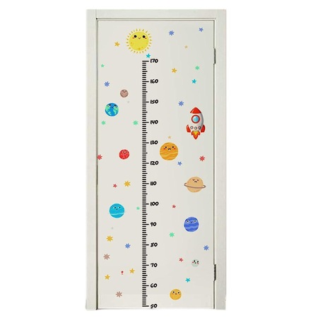 Tabel masurare autocolant de perete, PVC, Multicolor - eMAG.ro