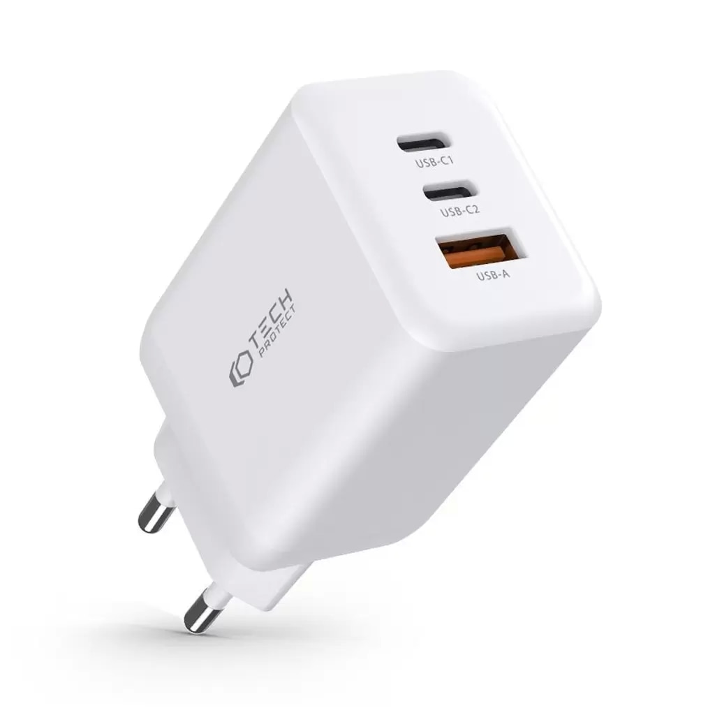Adaptor incarcator de retea, Tech-Protect, Alb - eMAG.ro