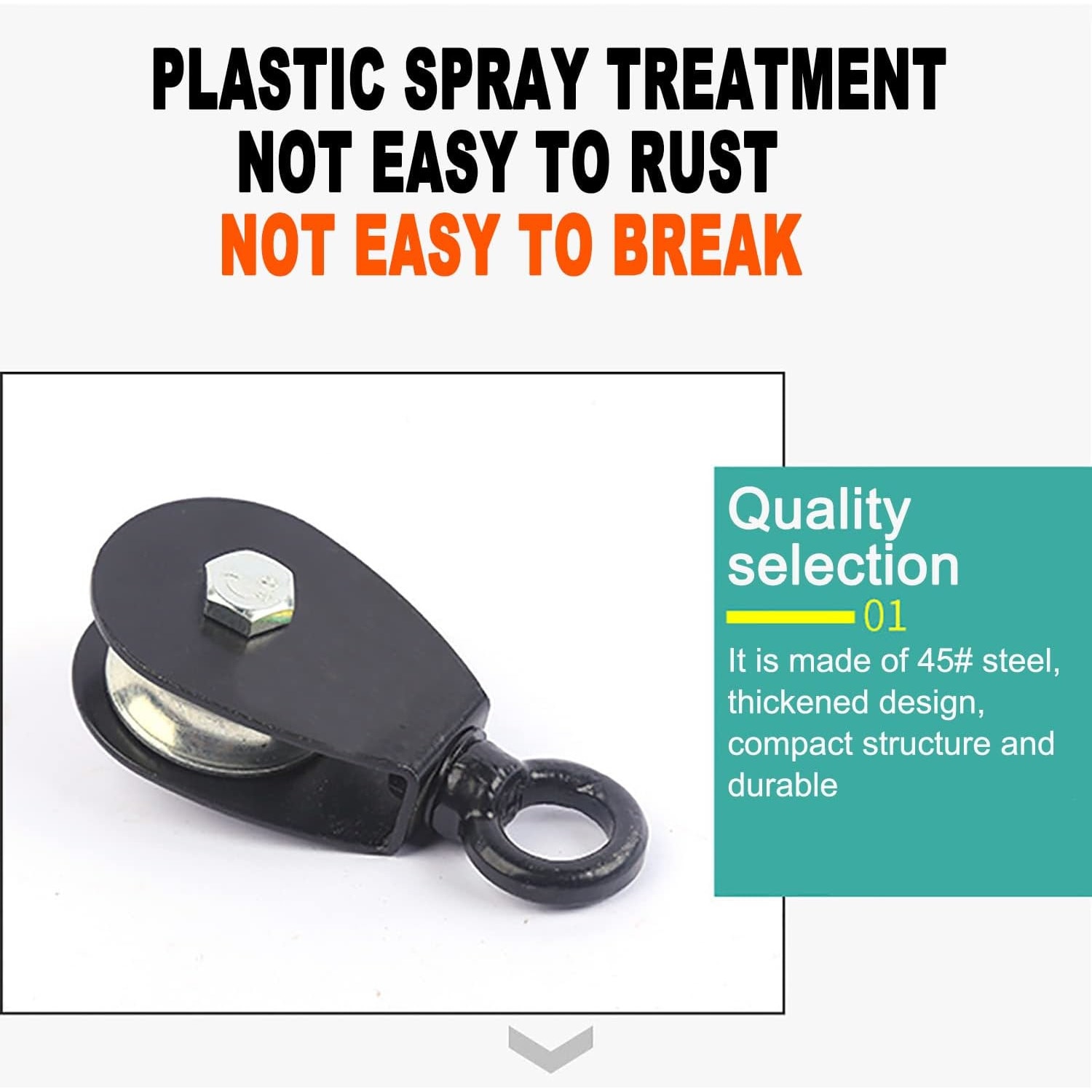 Set 2 Scripete cu rola, Mmgoqqt, Max 100 kg, Negru - eMAG.ro