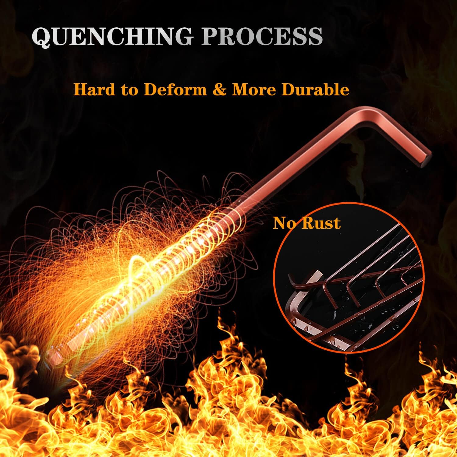 Set de 18 chei hexagonale, 9 tipuri Hex, 9 tipuri Torx - eMAG.ro