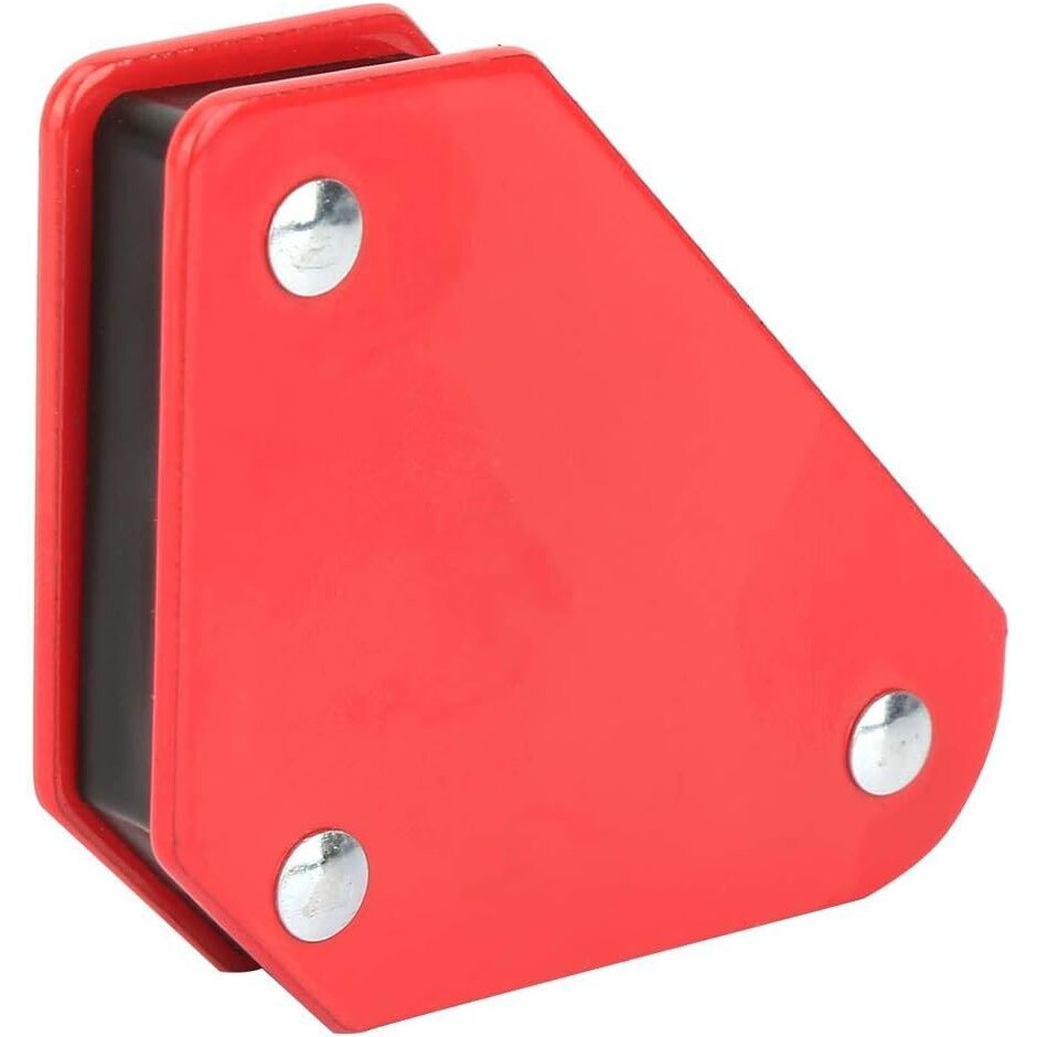 Set de 4 magneti de sudare, 3 tipuri de unghiuri, 72x43x20MM, Rosu ...