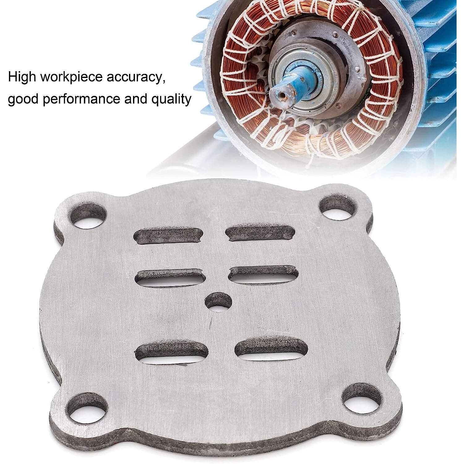 Placa de supapa Compresor de aer, Aluminiu, Argintiu - eMAG.ro