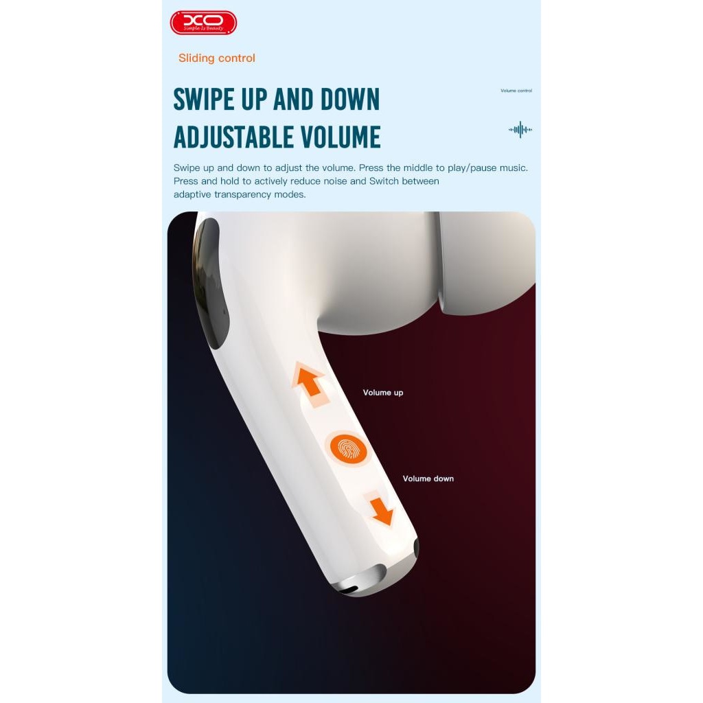 Vezeték nélküli fülhallgató Airpods Pro 2, XO - EV52, 5th Generation, TWS, fehér - eMAG.hu