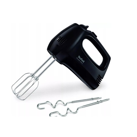 Mixer de mana, Tefal, Plastic/Otel inoxidabil, 5 viteze, Functie turbo, 300 W, Negru - eMAG.ro