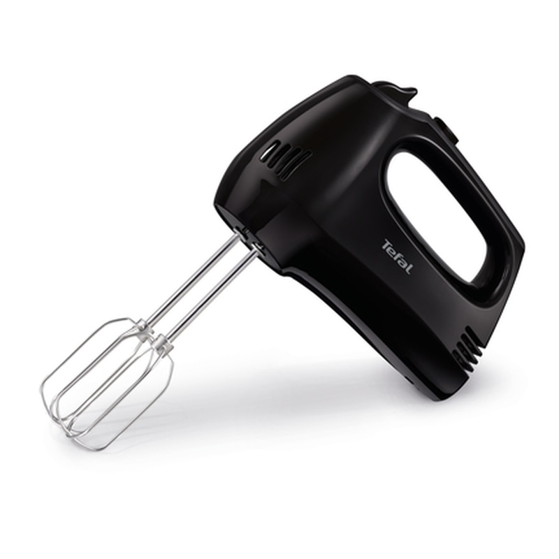 Mixer de mana, Tefal, Plastic/Otel inoxidabil, 5 viteze, Functie turbo, 300 W, Negru - eMAG.ro