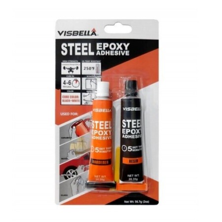 Двукомпонентно епоксидно лепило, Visbella, Черно, Бяло - eMAG.bg