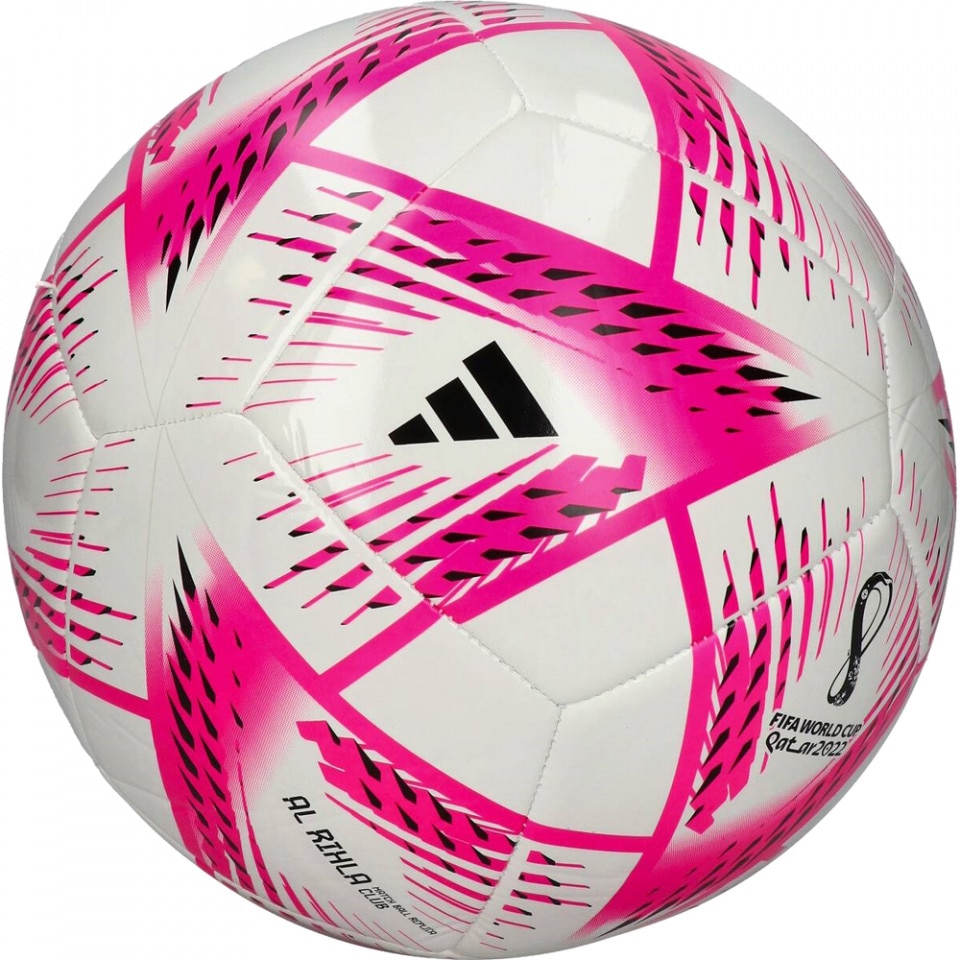 Minge fotbal Adidas Al Rihla 2022 Club, alb/roz, 5 - eMAG.ro