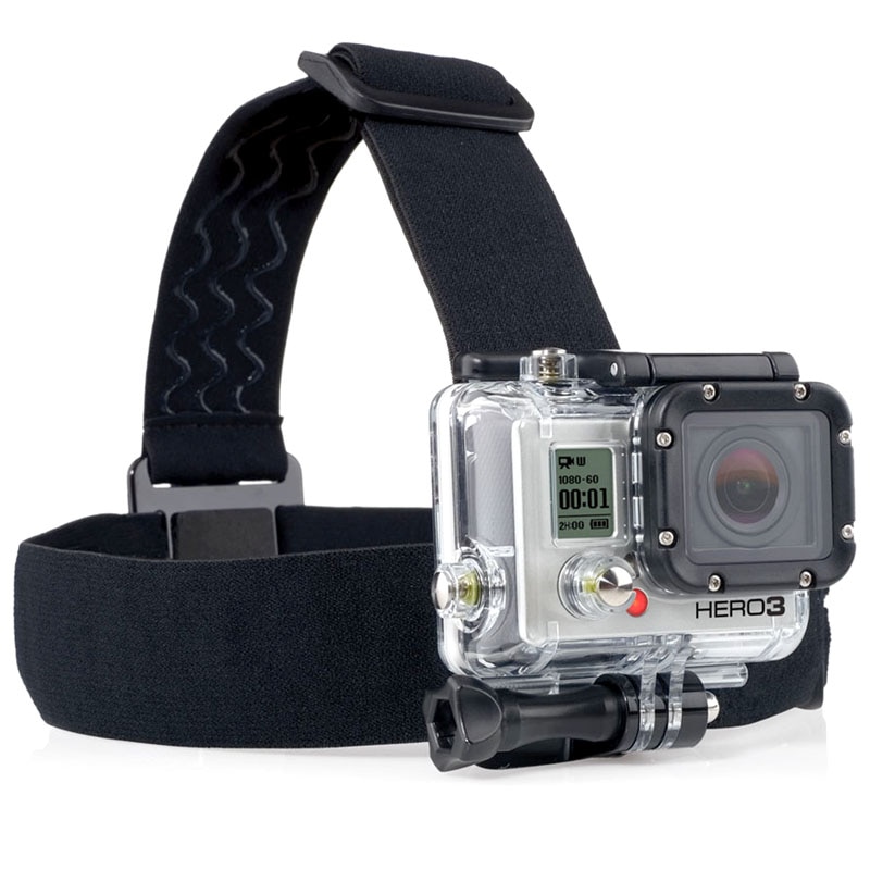 Sistem de prindere pe cap Headstrap pentru camere video sport GoPro ...