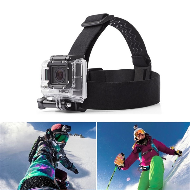 Sistem de prindere pe cap Headstrap pentru camere video sport GoPro ...
