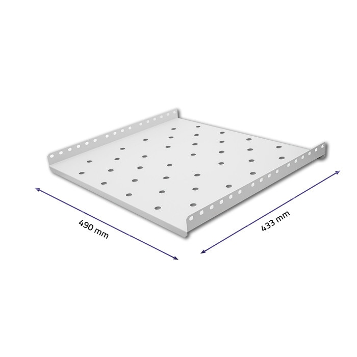 Raft fix pentru dulap, Qoltec, Otel, Gri - eMAG.ro
