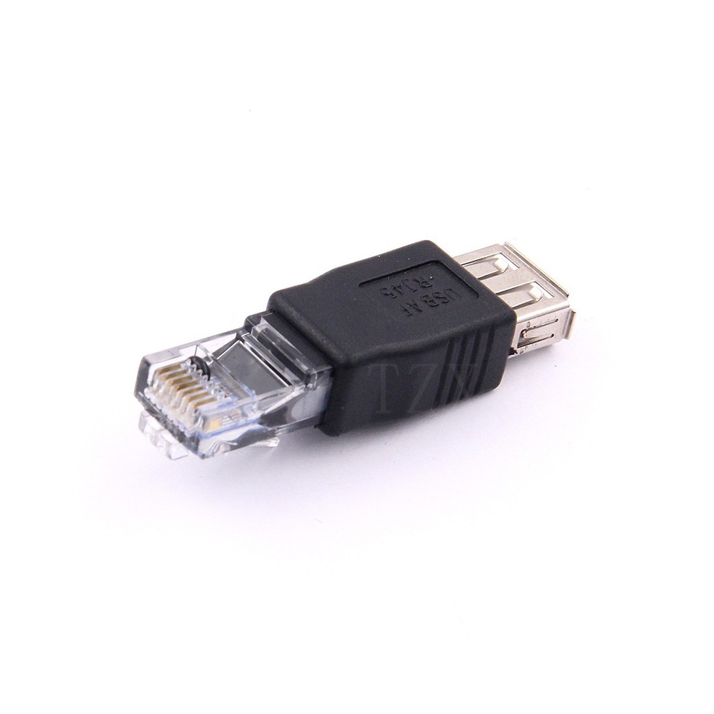 Адаптер Rj45 мъжки към usb женски lan ethernet - eMAG.bg