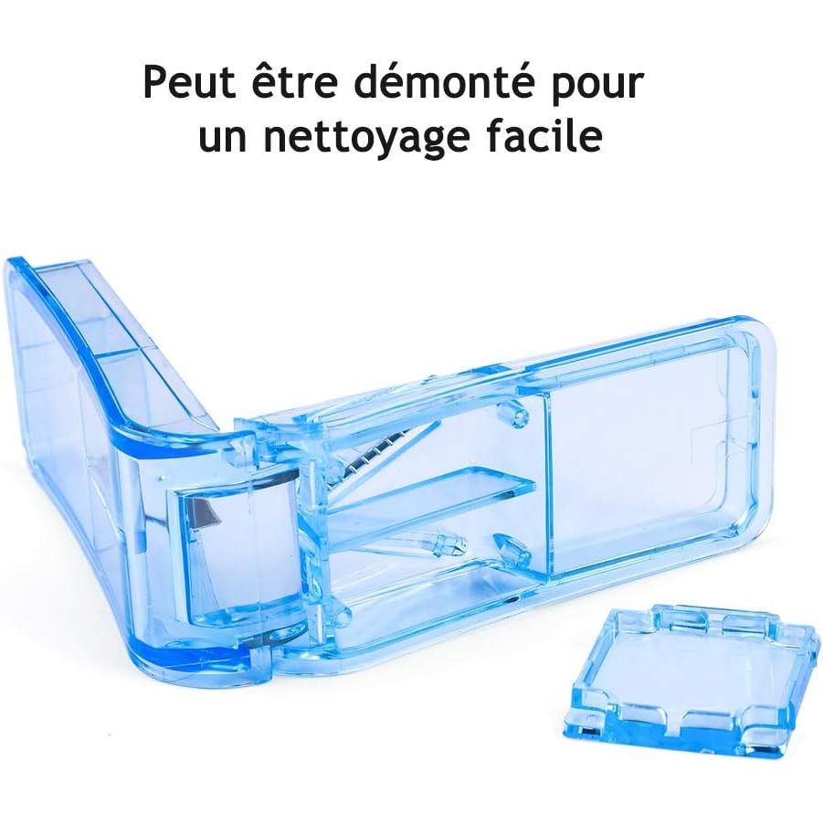 Cutter taiere/zdrobire pastile, Otel inoxidabil/Polipropilena, Albastru ...