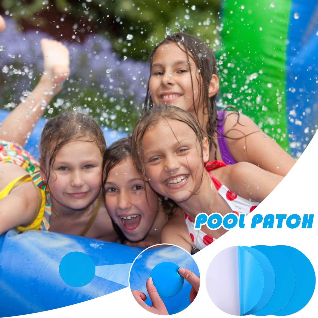 Set 20 Patch-uri de reparare autoadezive, PVC, Albastru - eMAG.ro