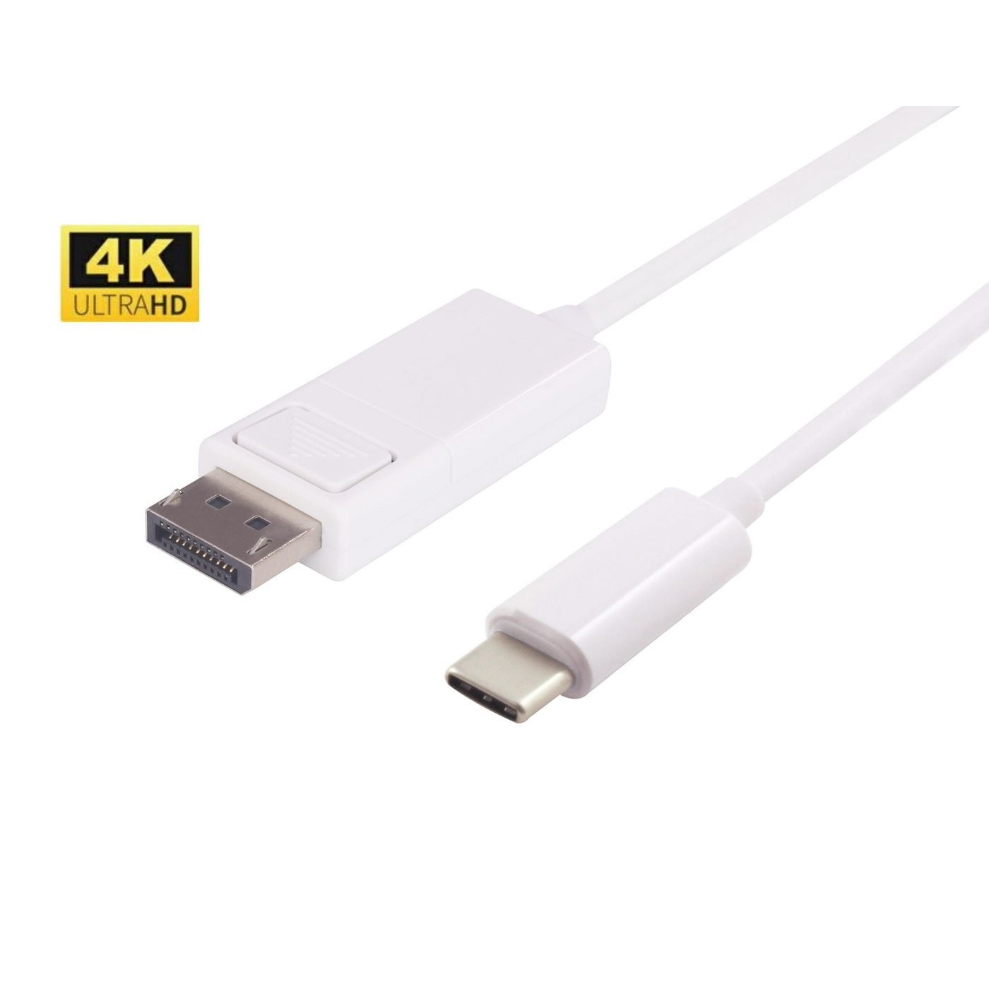 Cablu USB-C, MicroConnect, 2 m, Alb - eMAG.ro
