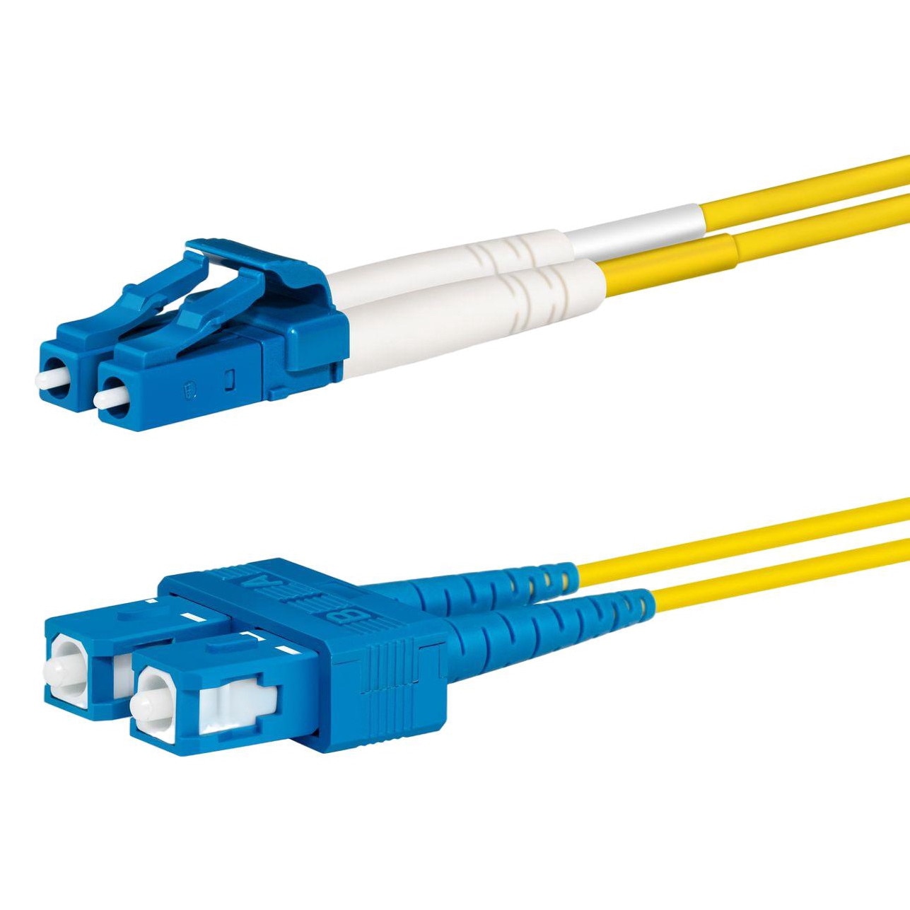 Cablu fibra optica monomod duplex, Lanview, LC/SC, OS2, 2m, Multicolor ...