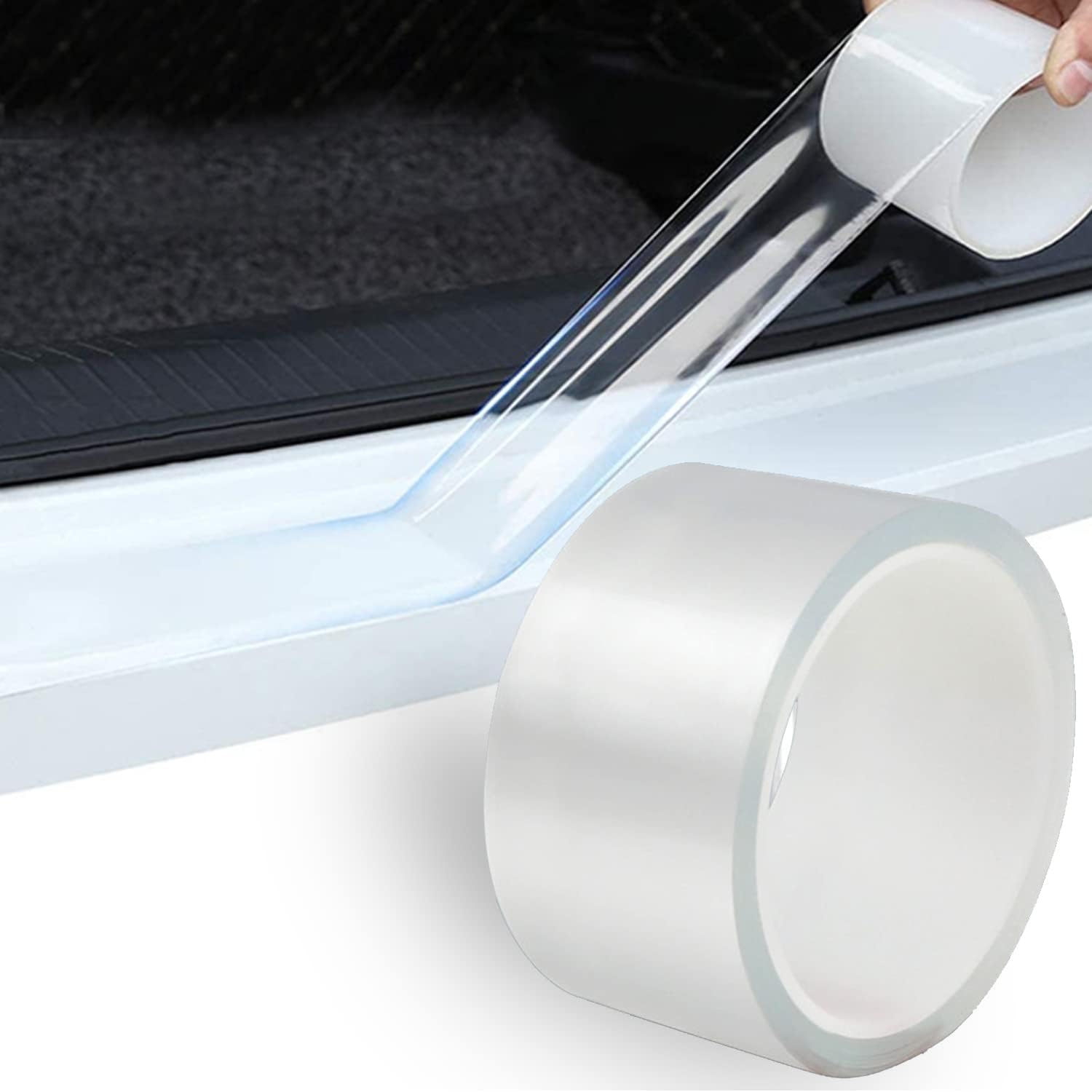 Banda de protectie anti-coliziune, TPH/Acrilic, 5cmx10m, Transparent ...
